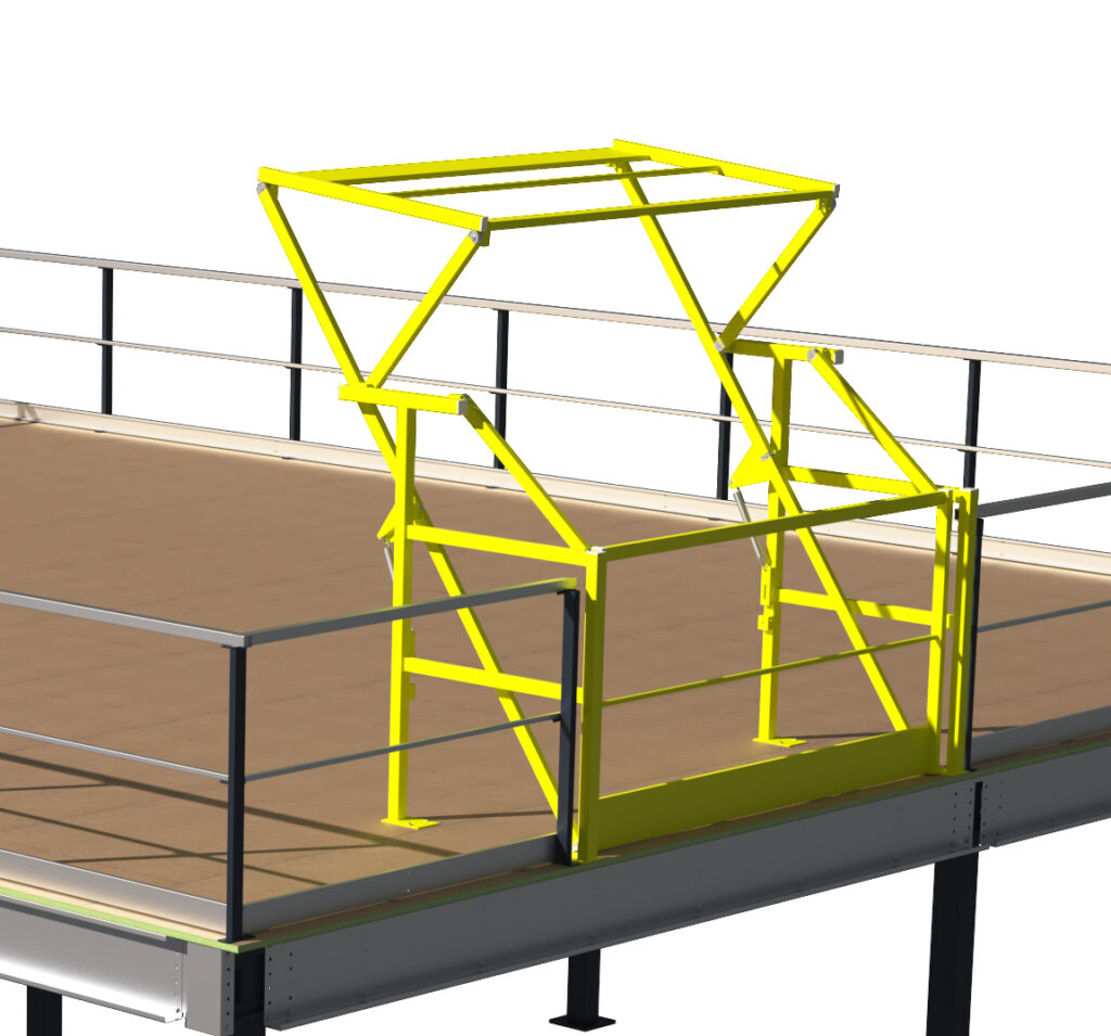 Barrière écluse basculante • Charles Service